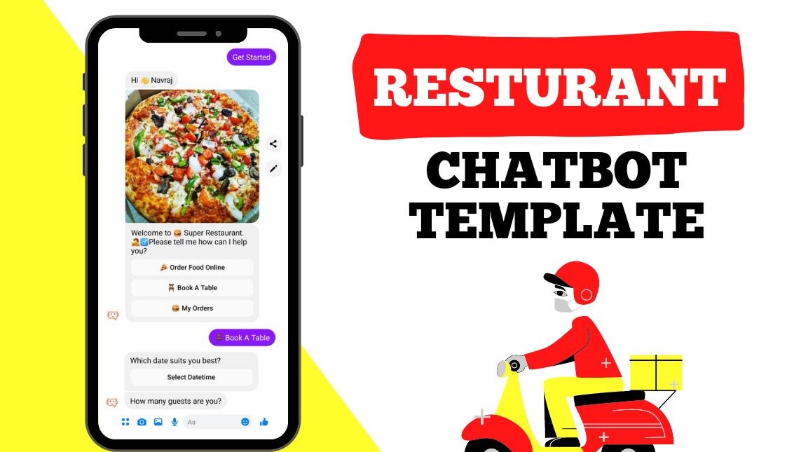 Market Restaurant Chatbot Template Xerone It